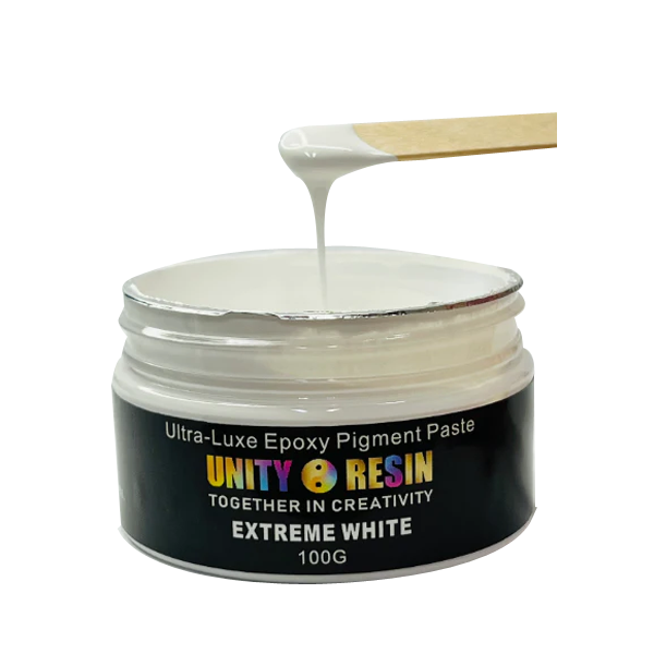 Ultra-Luxe Epoxy Resin Pigment Paste- EXTREME WHITE (100G) | Unity Resin