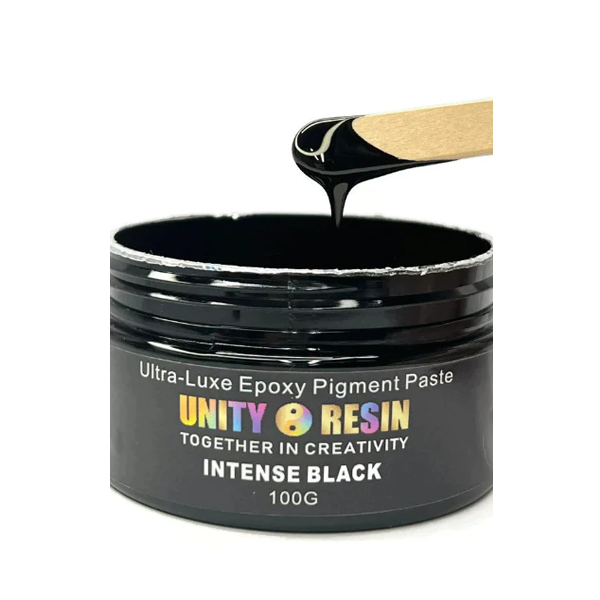 Ultra-Luxe Epoxy Resin Pigment Paste- INTENSE BLACK (100G) | Unity Resin